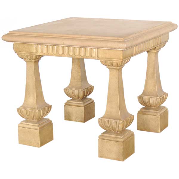 etruscan lamp table. tuscany style table. ancient roman furniture.