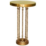 Diego Copper or Brass Top Bar Table