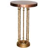 Diego Copper or Brass Top Bar Table